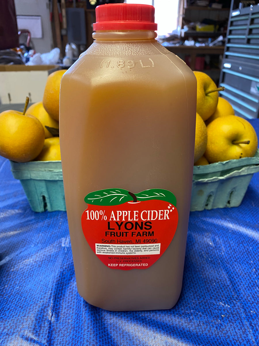 Apple Cider half gal – Lyons Fruit Farm and Market